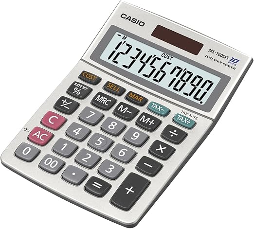 Casio MS-100MS Calculatrice financière 10 chiffres: Amazon.fr ...