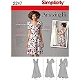 Amazon.com: Simplicity 1537 Amazing Fit Women's Dress Sewing Pattern ...