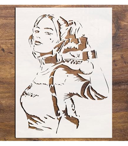 Stencil Per Aerografo Pin Up Girl