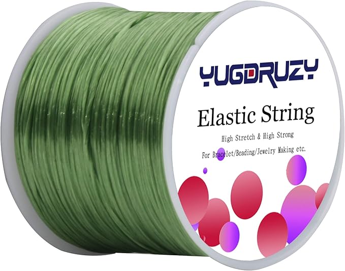 Amazon.com: Elastic Bracelet String Cord 0.8mm Jewelry Cord Elastic ...
