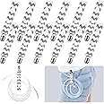 Amazon.com: Yaocom 12 Pcs Mastectomy Drain Tubing Clip with Snaps to ...