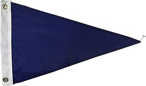 Amazon.com : Blank Old Glory Blue Nylon Pennant Flags - Size 12x18 ...