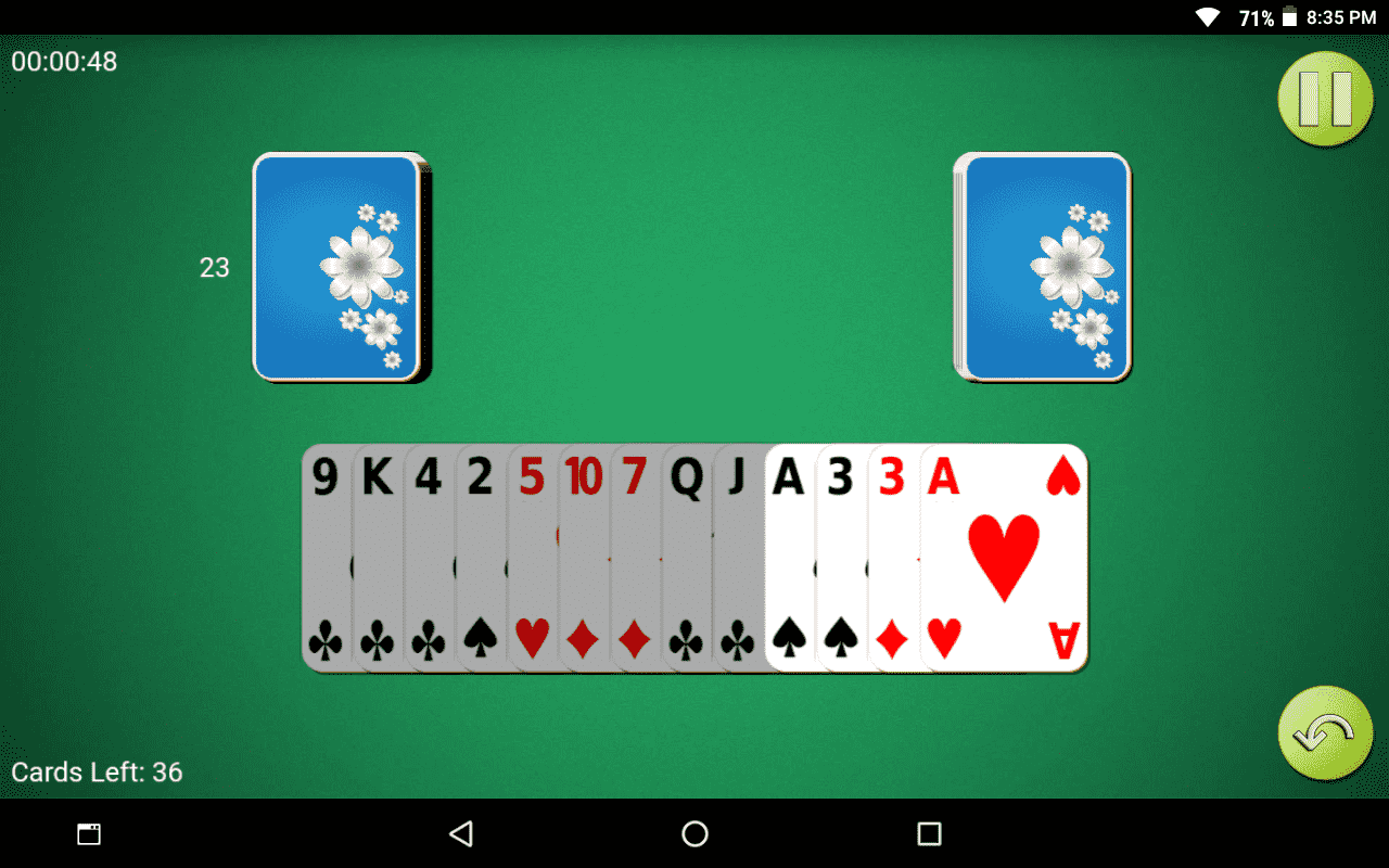 One-handed Solitaire:Amazon.com:Appstore for Android