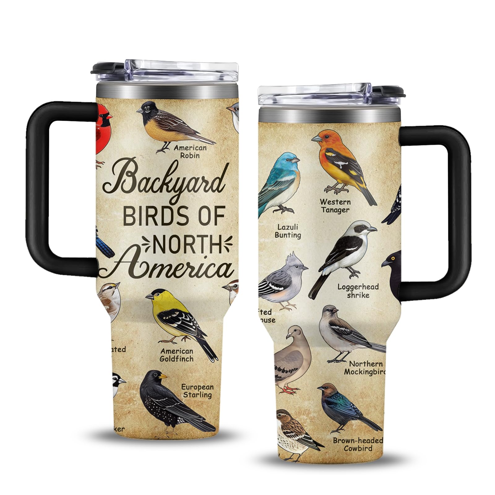 *ONLY ONE INCLUDED* Bird Watching Gifts, 40oz Bird Tumbler with Lid and ...
