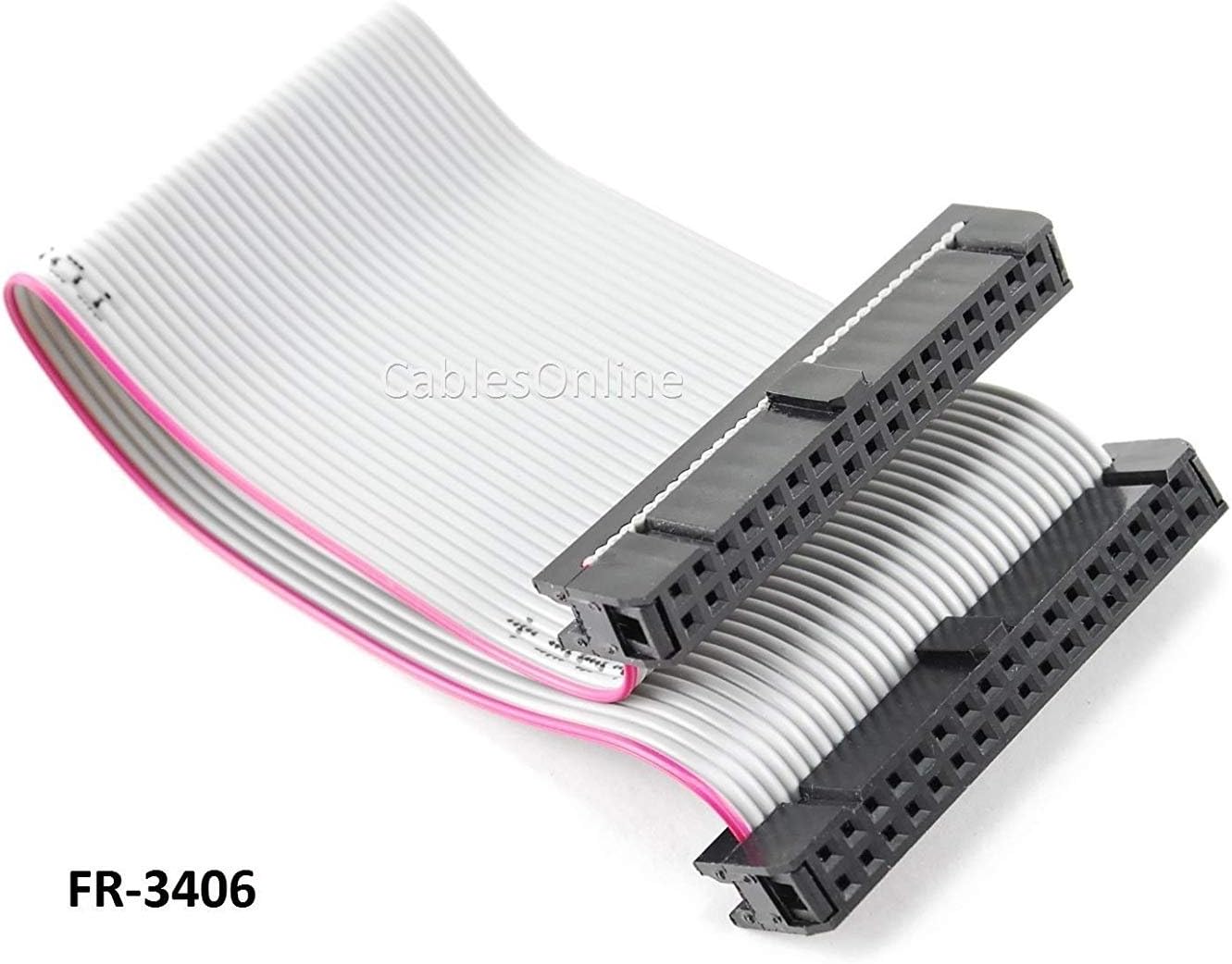 Amazon.com: CablesOnline, 6-inch 34-Pin 2x17 2.54mm-Pitch Female/Female ...