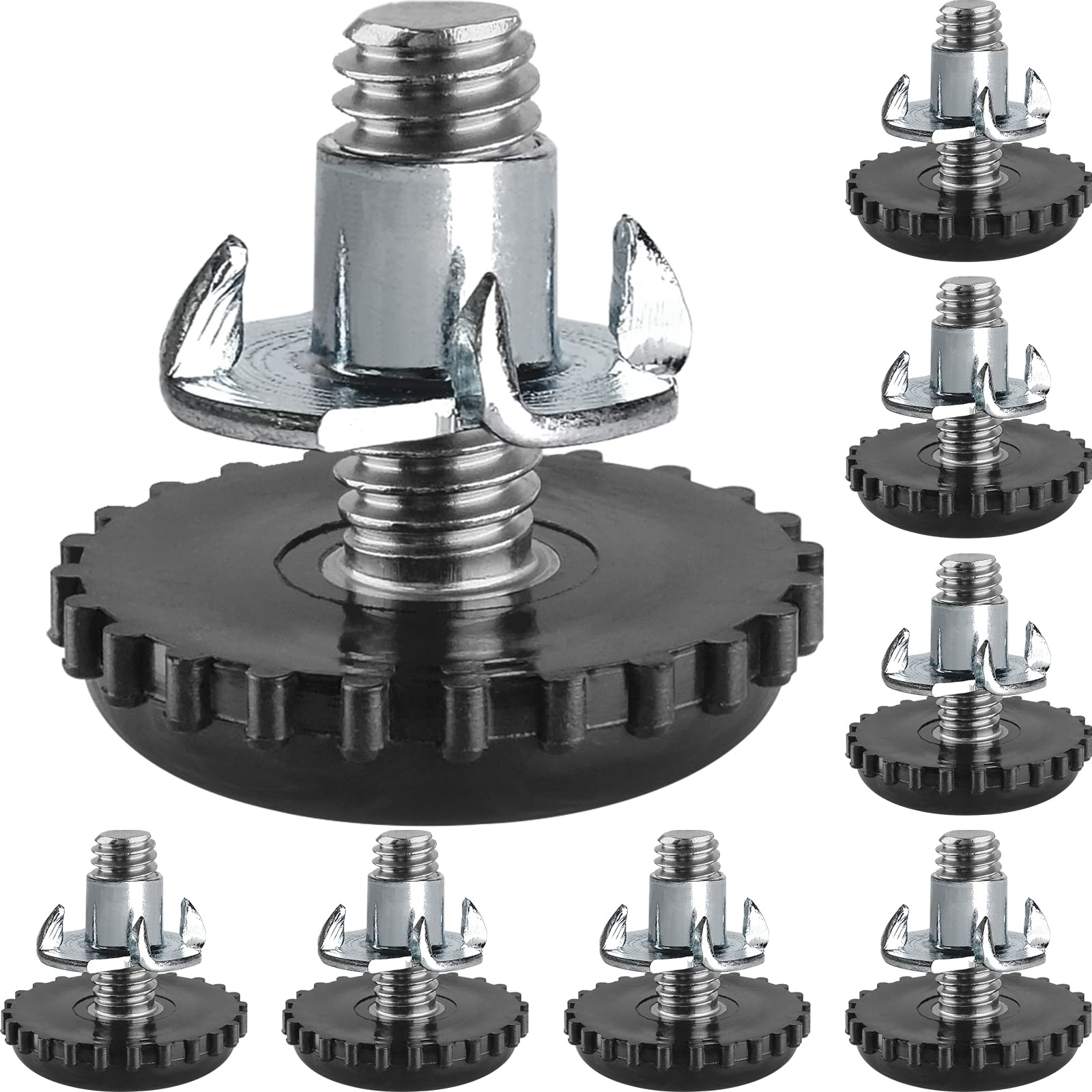 Anwenk Stainless Steel Patio Furniture Leveling Feet 1/4-20 Screw in ...