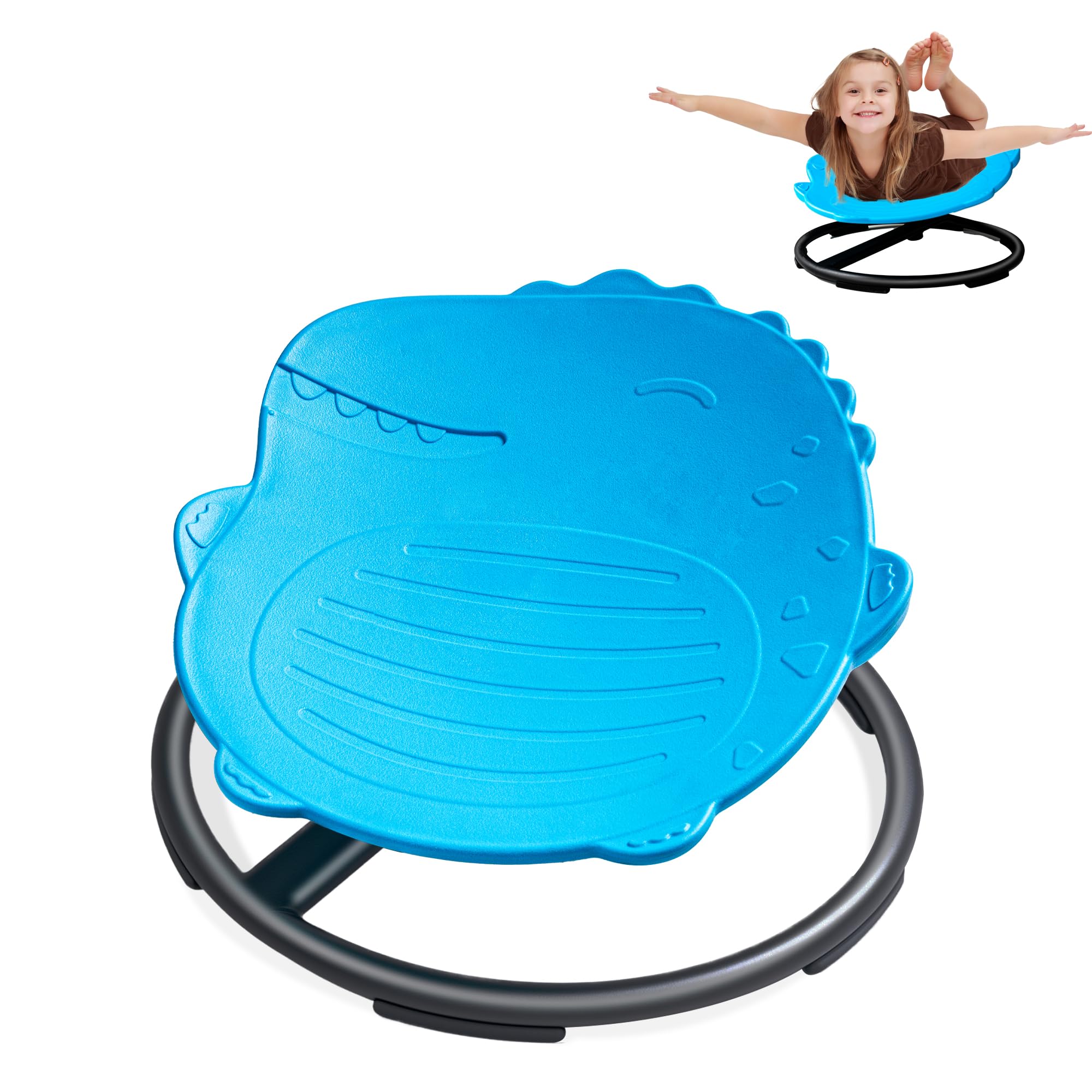 Dinosaur Spinning Chair for Autistic Kids – Sensory Spinning Toy, Spin ...