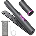 Amazon.com : OBEST Cordless Hair Straighteners Curler 2 in 1, Mini Flat Iron A Portable Cordless ...