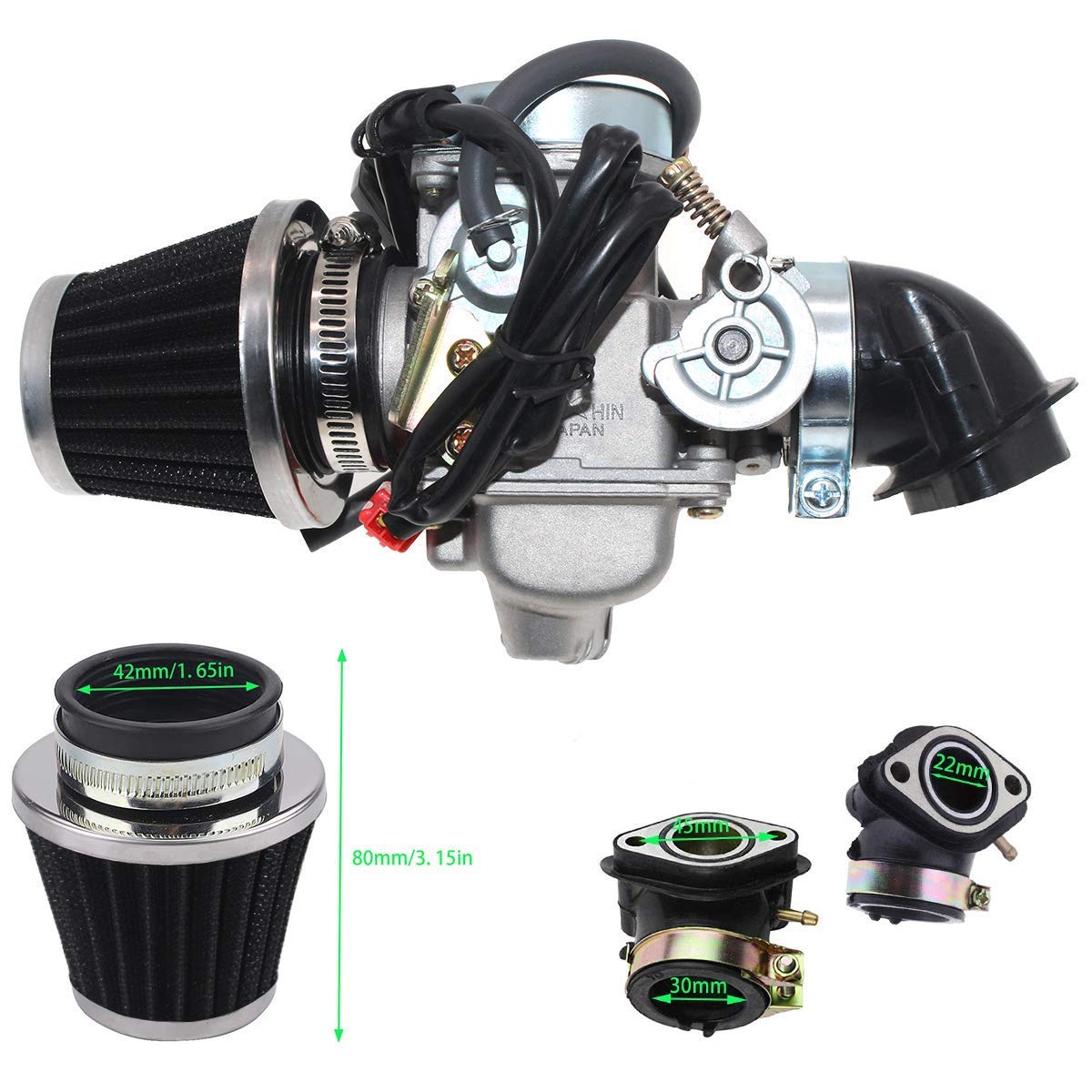 Mua 150cc Carburetor for GY6 4 Stroke Engines 125cc 150cc ATV Go Karts ...