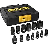 17-Piece Inverted E-Torx Socket Set - Impact Chrome Vanadium Steel Star ...