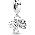 Amazon.com: Pandora 792201C01 Family Infinity Triple Dangle Charm ...
