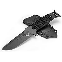Amazon.com : Benchmade - Fixed Adamas 375 Knife, Drop Point Blade with ...