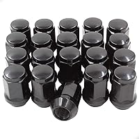 Amazon.com: Wheel Accessories Parts 20 Pcs M14x1.5 14x1.5 Thread Bulge Acorn 35mm 1.38" Long Lug ...