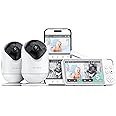 Amazon.com: Dr.Care VistaView Smart WiFi Baby Monitor with 2 Cameras- 5 ...