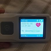 EMAY Bluetooth Portable ECG/EKG Monitor | Wireless: Amazon.co.uk ...