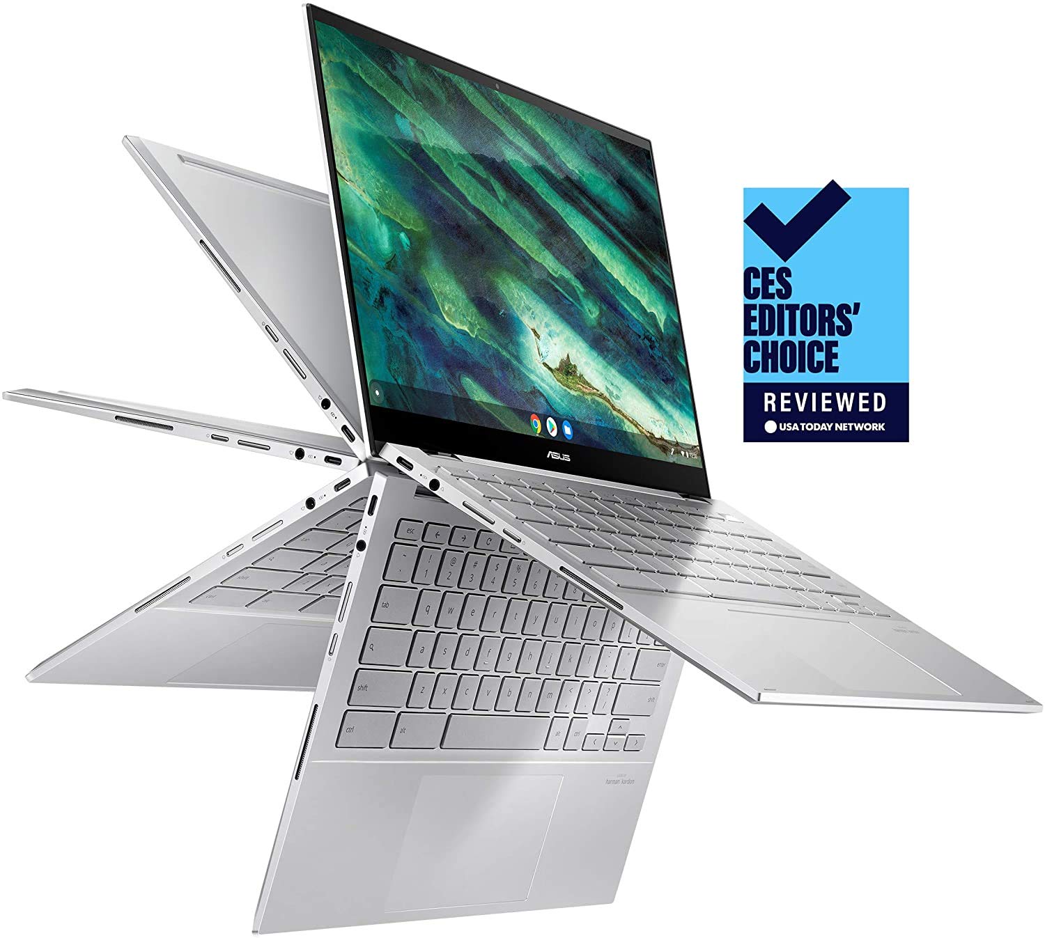 Mua ASUS Chromebook Flip C434 2 in 1 Laptop, 14" Touchscreen FHD 4-Way ...