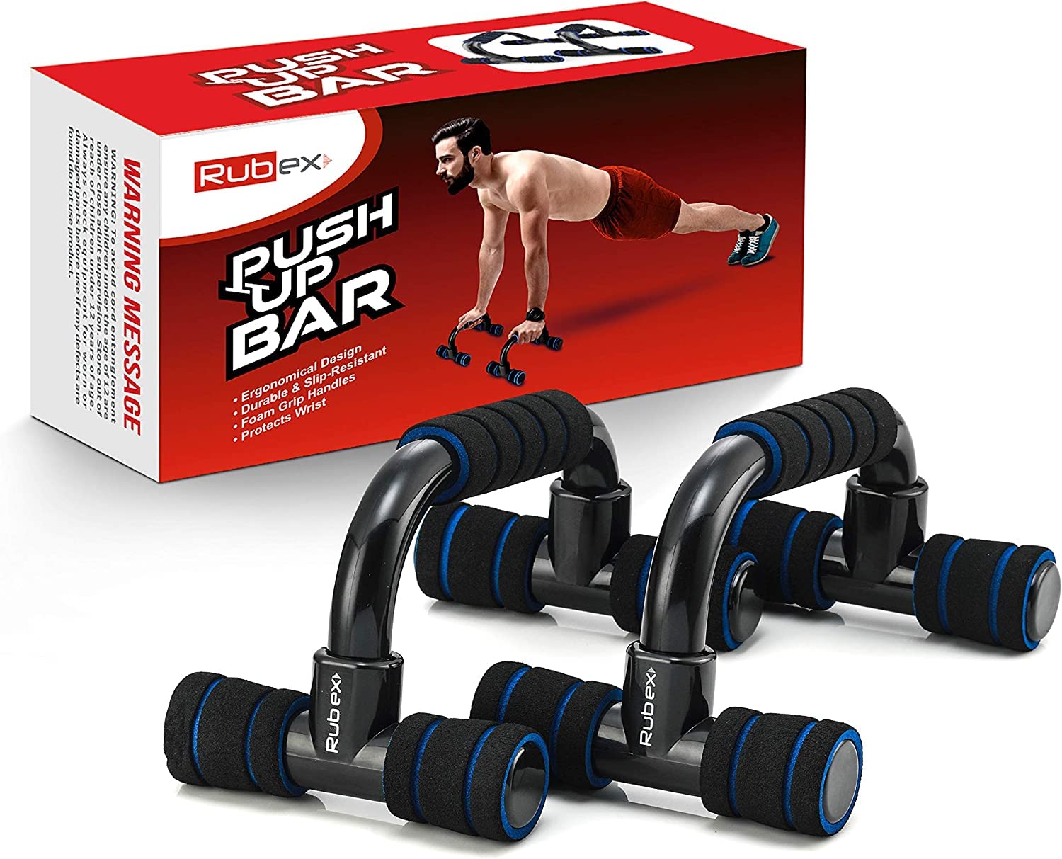 Mua RUBEX Push Up Bars Push Up Handles for Floor Pushup Strength ...