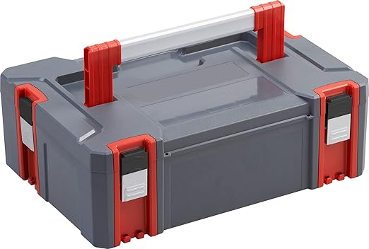 Connex COX566201 Storage Box Grey/Red, One Size: Amazon.co.uk: DIY & Tools
