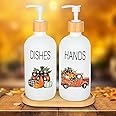 Amazon.com: JarThenaAMCS 2Pcs Thanksgiving Soap Dispenser Rustic Plaid ...