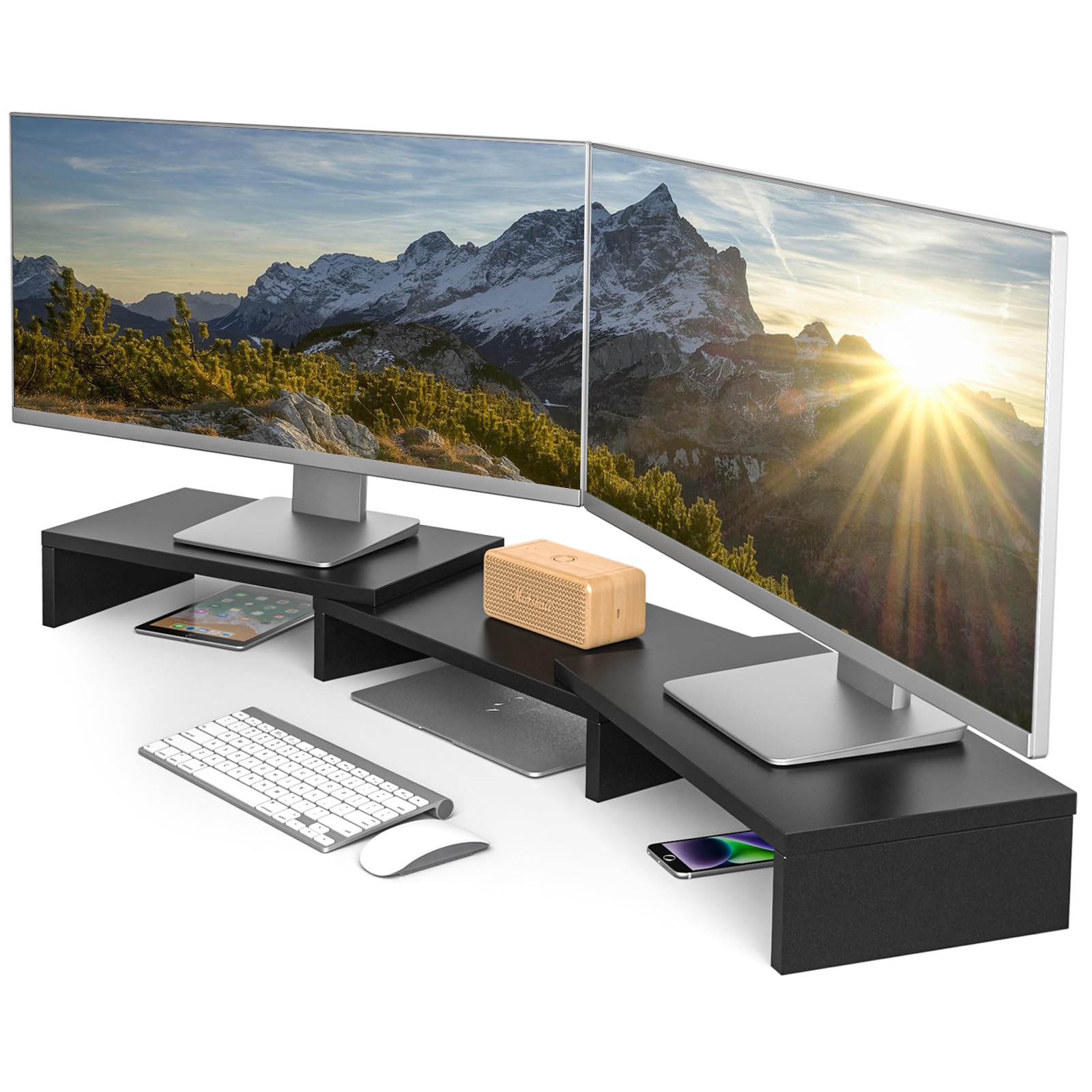 Mua 5Rcom Dual Monitor Stand Riser for Desk, Computer Monitor Stands ...