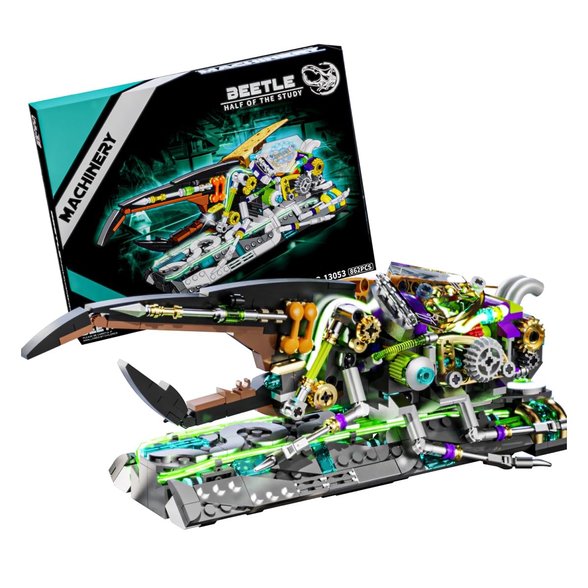 Mua Half-Mecha Insect Building Blocks Toy, Hercules Beetle Building Set ...