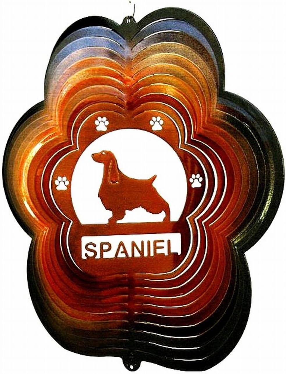 Amazon.com : Stainless Steel Wind Spinner, 12" Animal Dog Breed ...
