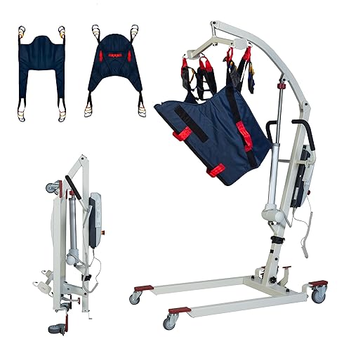 Electric Patient Lift, Foldable Patient Lift for Home Use, Portable ...