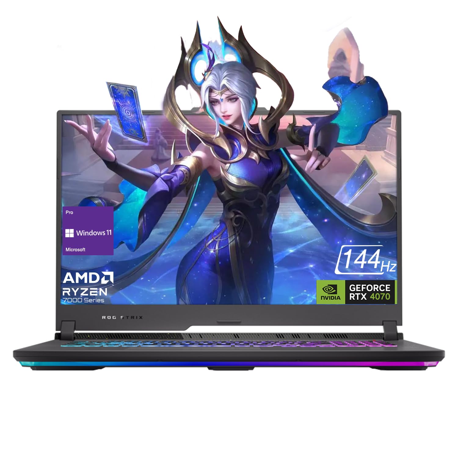 ASUS ROG Strix G17 Gaming Laptop, 17.3" FHD 144Hz, AMD Ryzen 9 7845HX ...