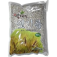 Amazon.com : 100% Korean Malted Barley Flour Powder 400 g / 0.88 Lb 엿기름 ...