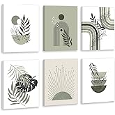 Amazon.com: Sboho Set of 6 Boho Posters Unframed | 8"x10” inch Abstract ...