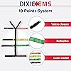 Dixie EMS Backboard Spider Straps, 10 Point Reflective, Color Coded ...
