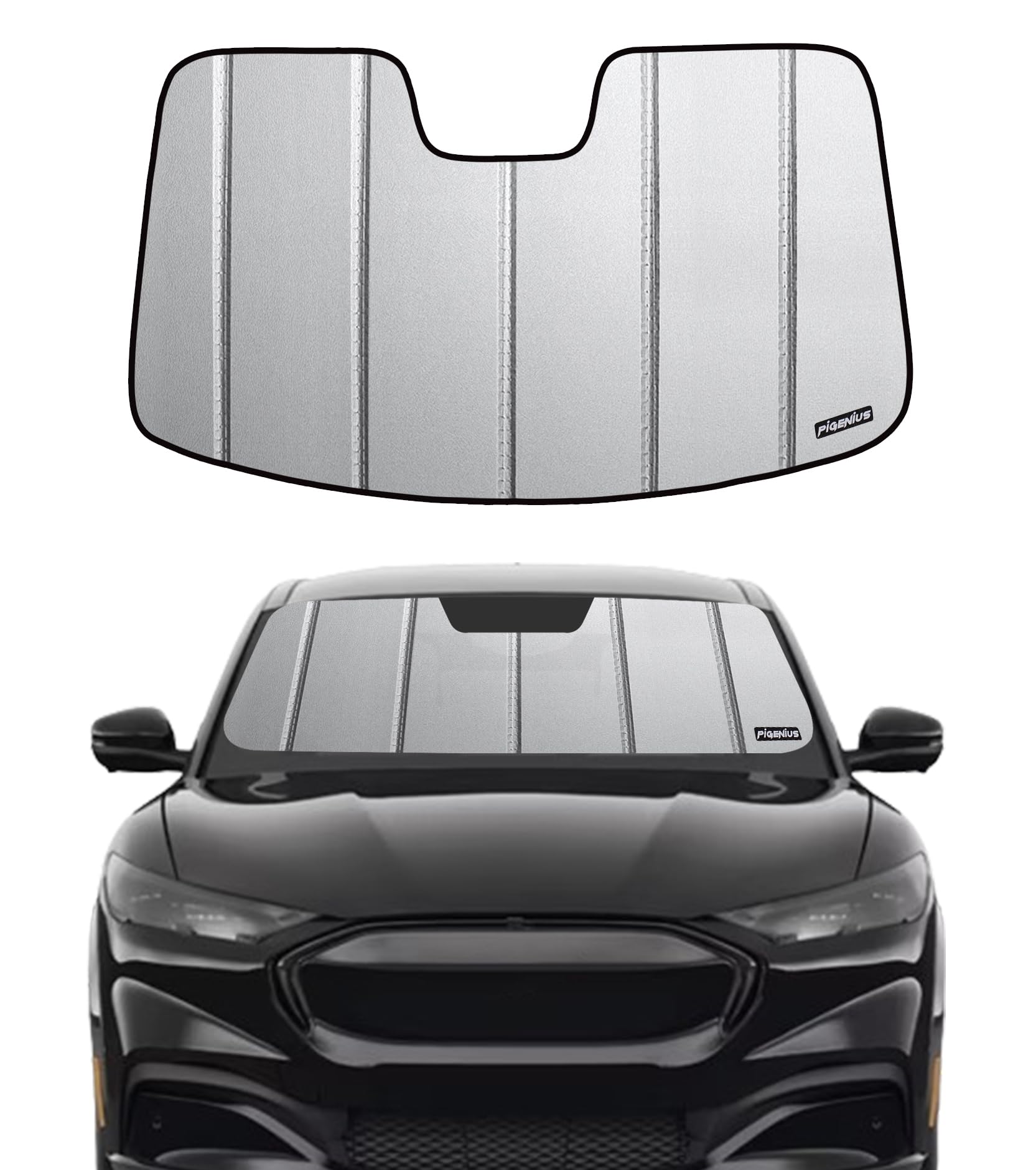 Pigenius Windshield Sunshade for Ford Mustang Mach-E 2021-2025 Front ...