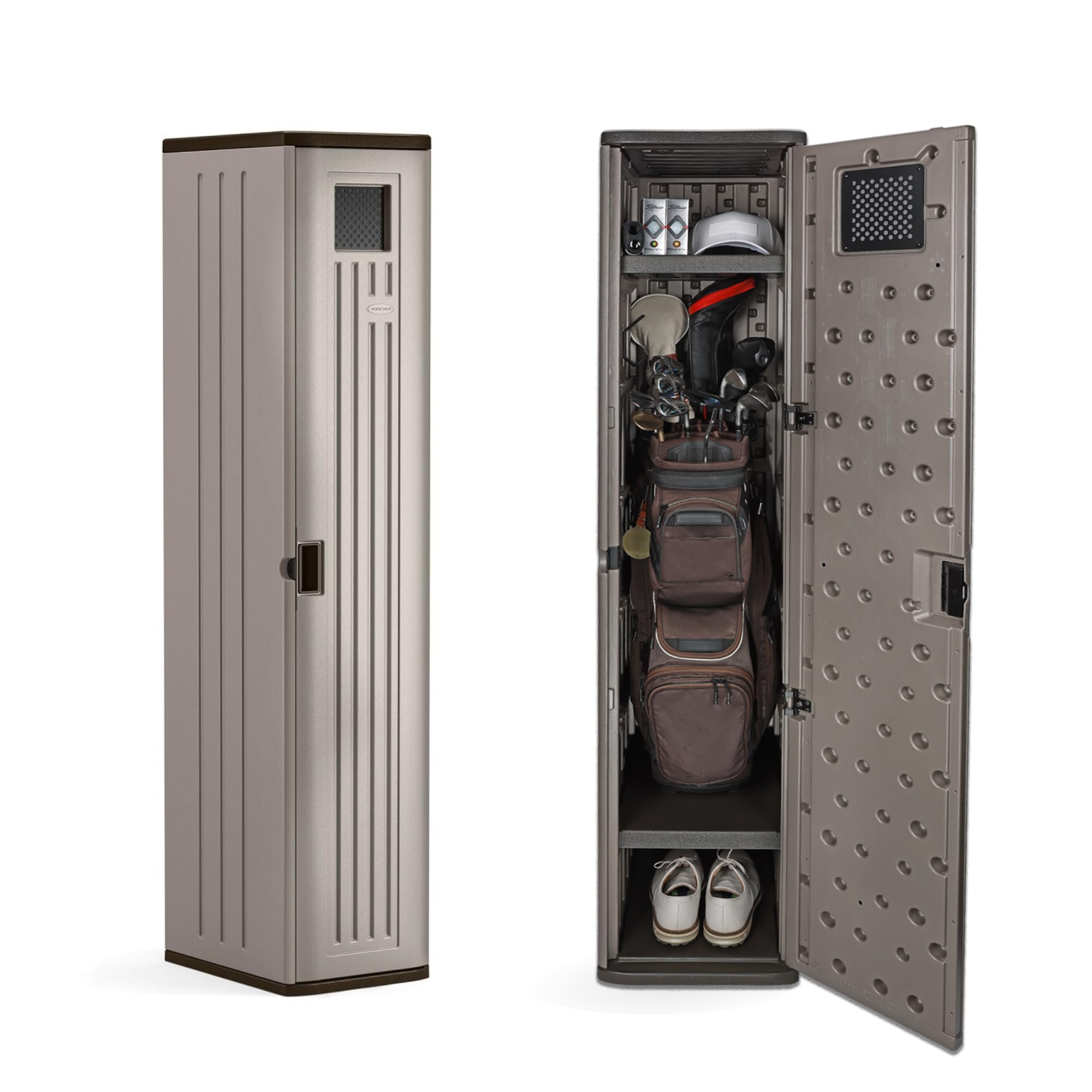 Suncast Garage and Golf Storage Organizer – Golf Rack and Bag Storage ...