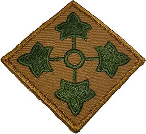 Amazon.com : Army 4TH Infantry Division PATCH - Shoulder Style PATCH Color - Veteran Owned ...