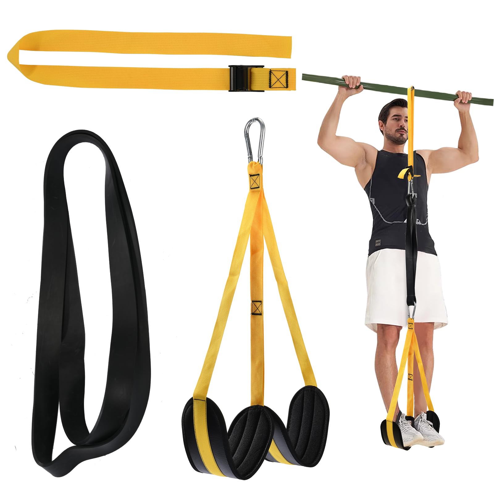 YOKELE Pull Up Assist Bands with Adjustable Resistance for Strength ...