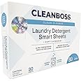 Amazon.com: CleanBoss Laundry Detergent Smart Sheets - 30 Sheets : Health & Household