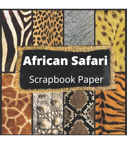 Leopard Print Scrapbook Paper