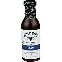 Amazon.com : KINDERS Organic Teriyaki Marinade & Sauce, 15 OZ : Grocery ...