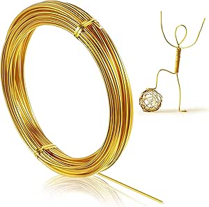 Amazon.com: 32.8 Feet Aluminum Wire, Bendable Metal Craft Wire for ...