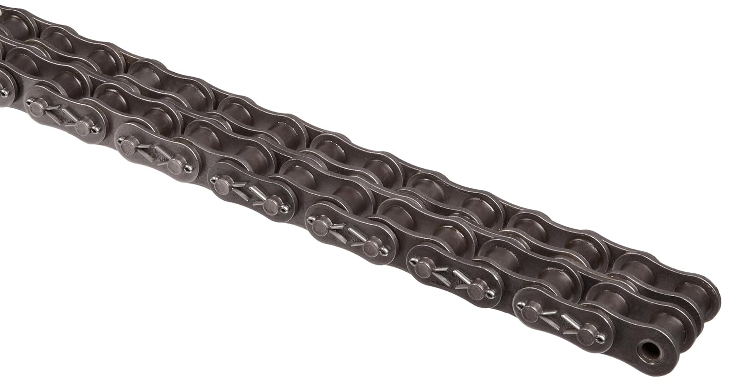 HKK RC140C2A ANSI 140 Double Strand Roller Chain, Cottered, Carbon ...