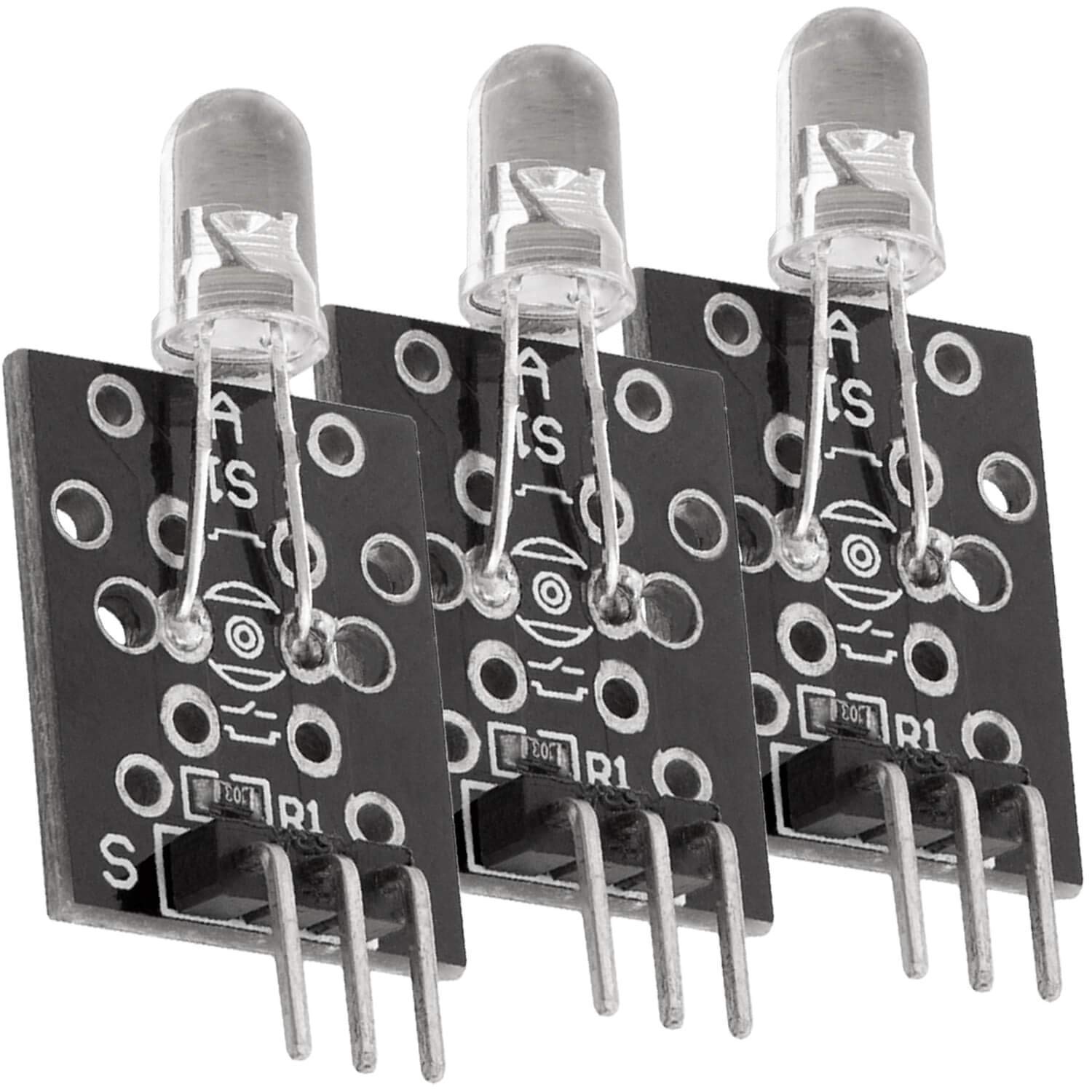 AZDelivery KY-005 3 Pin IR Infrared Emission Sensor Module 3.3V DIY Kit ...