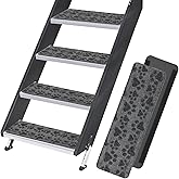 Amazon.com: RUNROLE RV Step Covers 4 Pack Embossed Camper Step Rugs Non ...