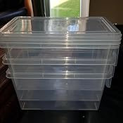 Fridge Organiser Stackable Food Storage Containers with Lids and ...