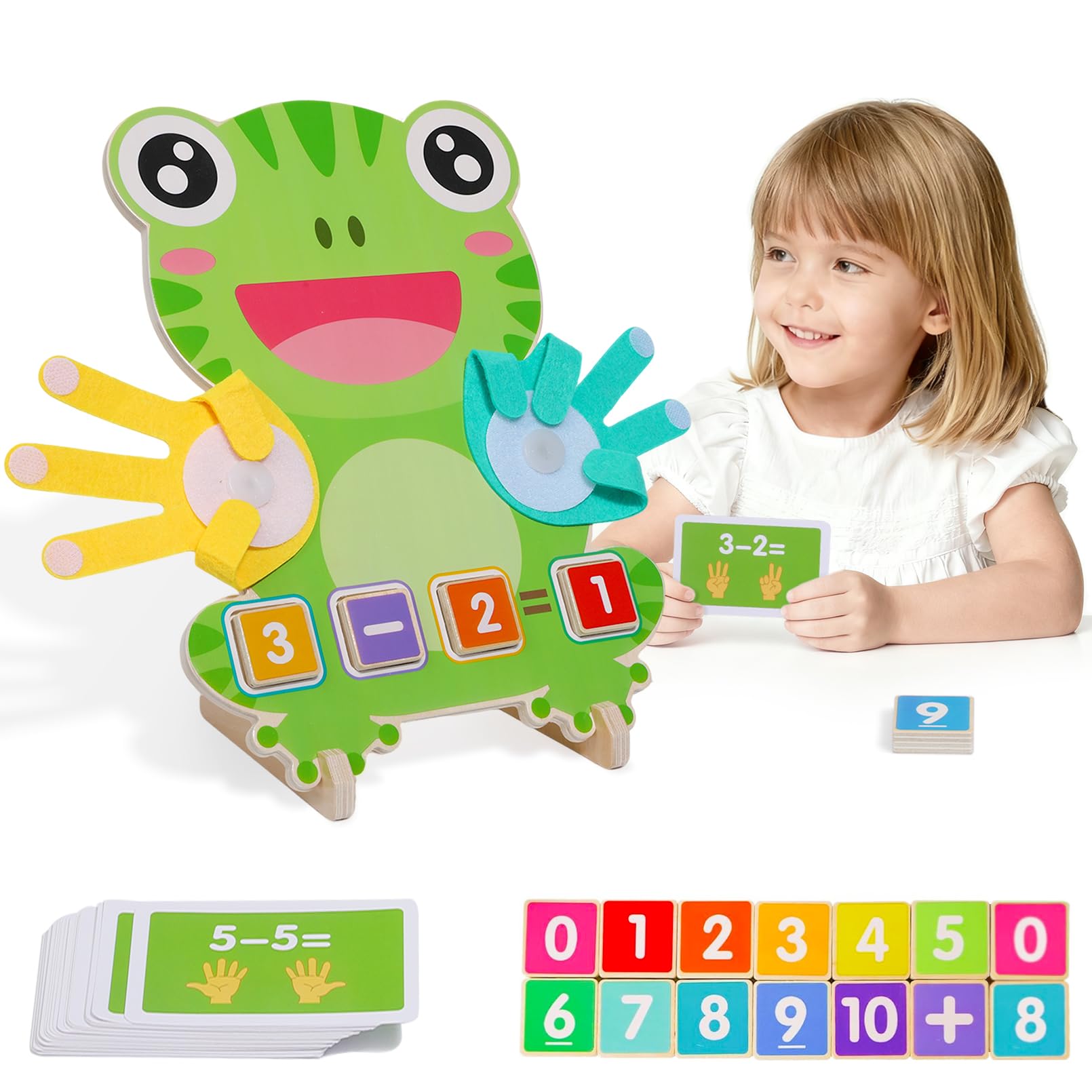 Quliwise Math Manipulatives Number Counting Blocks-Educational Toys for ...