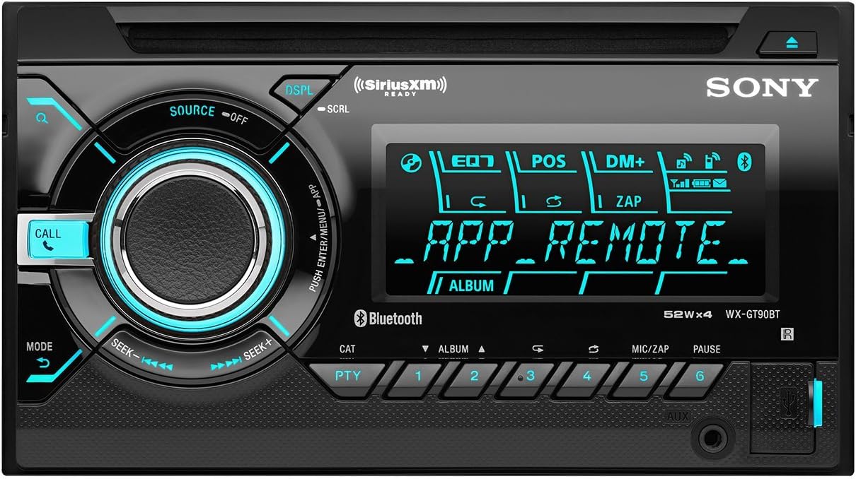 Sony WX-GT90BT Autoradio 2DIN con Lettore CD, Aux In, USB, Bluetooth ...