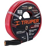 Truper MAN-15X1/2RE, Manguera 1/2", reforzada, 3 capas, conexiones plásticas, 15 m : Amazon.com ...