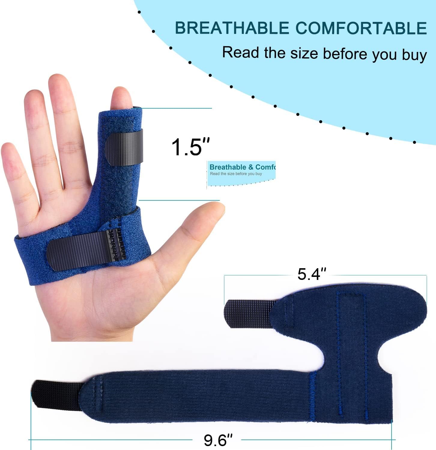 Mua Sumifun Finger Brace, Trigger Finger Splint for Index Middle Ring ...