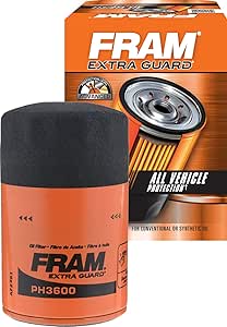 Fram PH3600 Extra Guard Passenger Car Spin-On Oil Filter, Oil Filters ...
