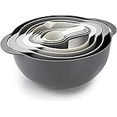 Amazon.com: COOK WITH COLOR 8 Piece Nesting Bowls with Measuring Cups ...