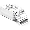 Amazon.com : LOOKSEVEN 4" x 6" Direct Thermal Labels, Fanfold Shipping Labels for Printer, 500 ...
